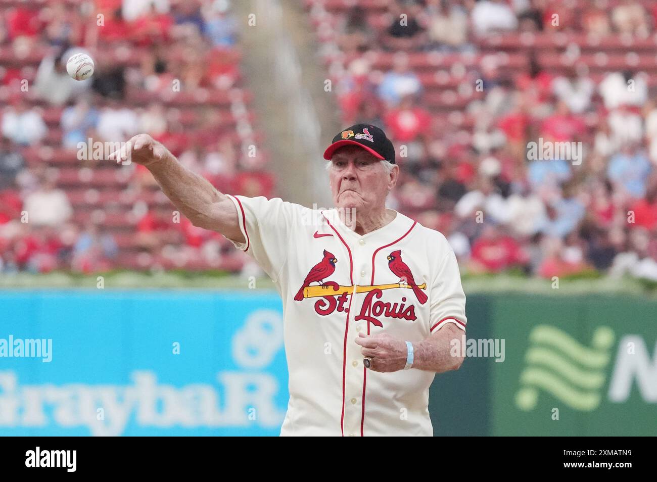 St. Louis, United States. 26th July, 2024. Former NFL football player ...
