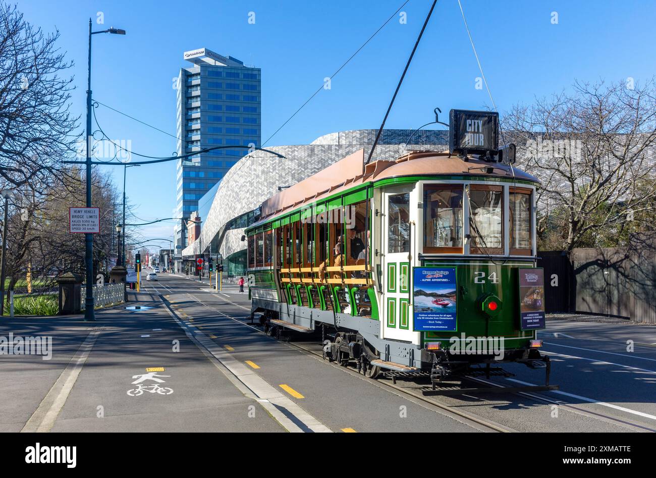 City Tour Tram, Armagh Street, Christchurch Central, Christchurch ...