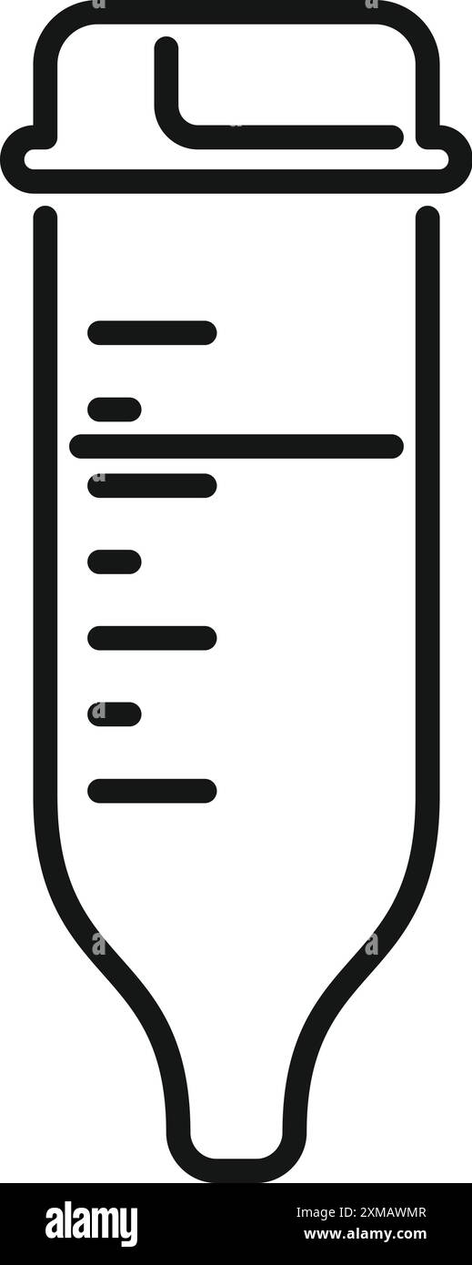 Laboratory glass beaker measuring liquid for science experiment Stock Vector Image & Art - Alamy