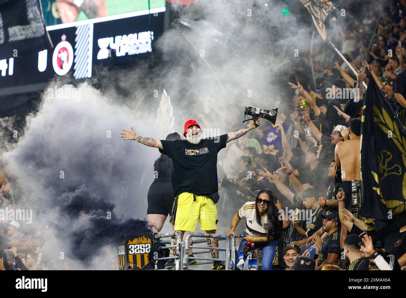 Los Angeles, United States. 26th July, 2024. Los Angeles FC fans ...