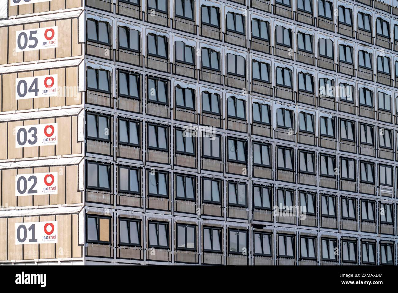 Construction site of the Community Campus, 737 student flats, each 20 ...