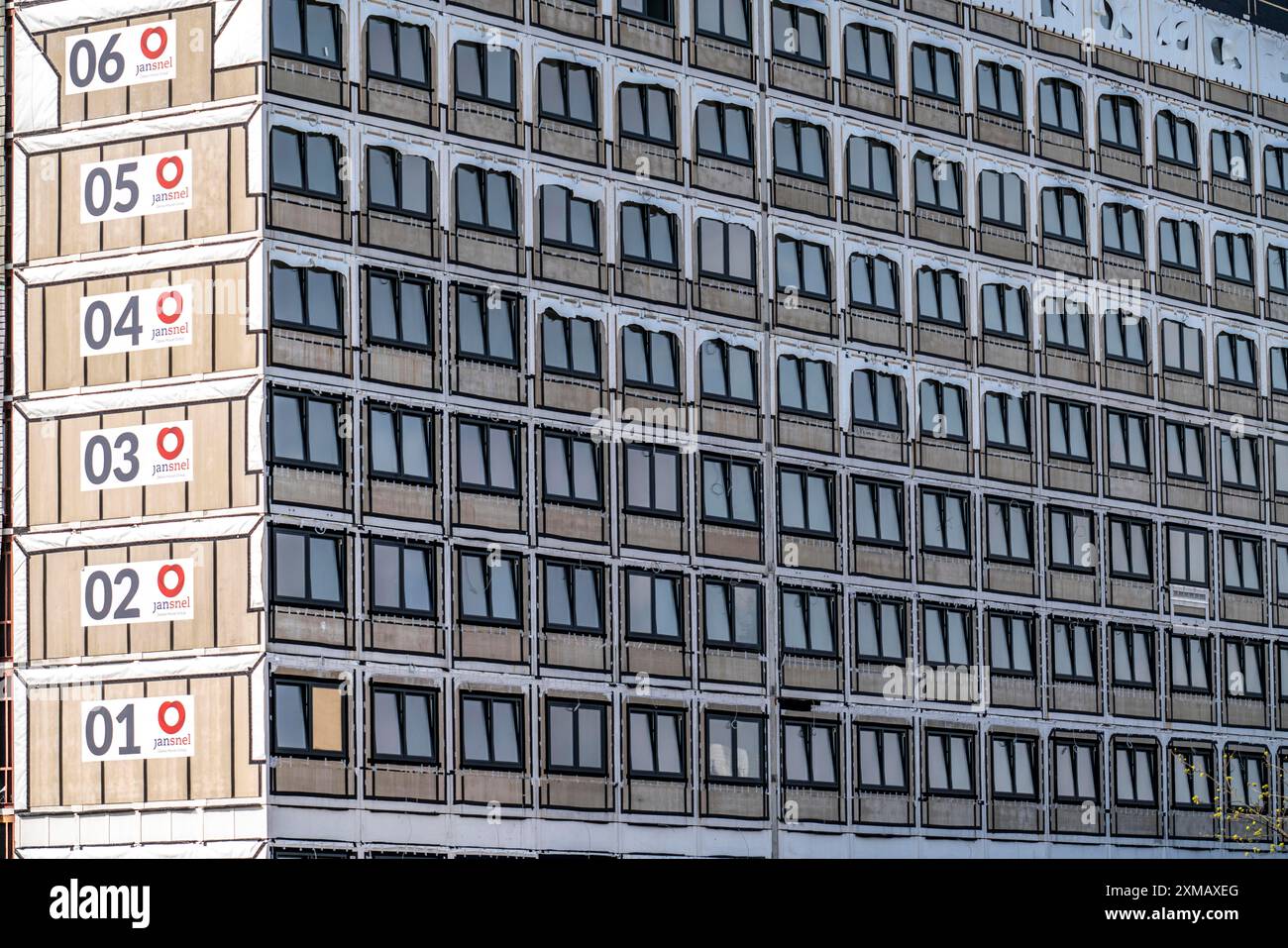 Construction site of the Community Campus, 737 student flats, each 20 ...