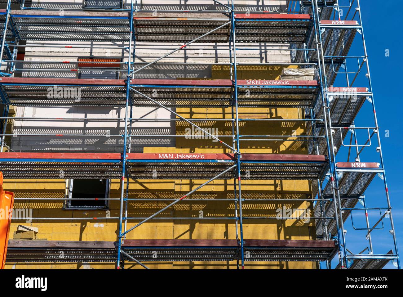 Residential construction, new construction of a residential complex ...