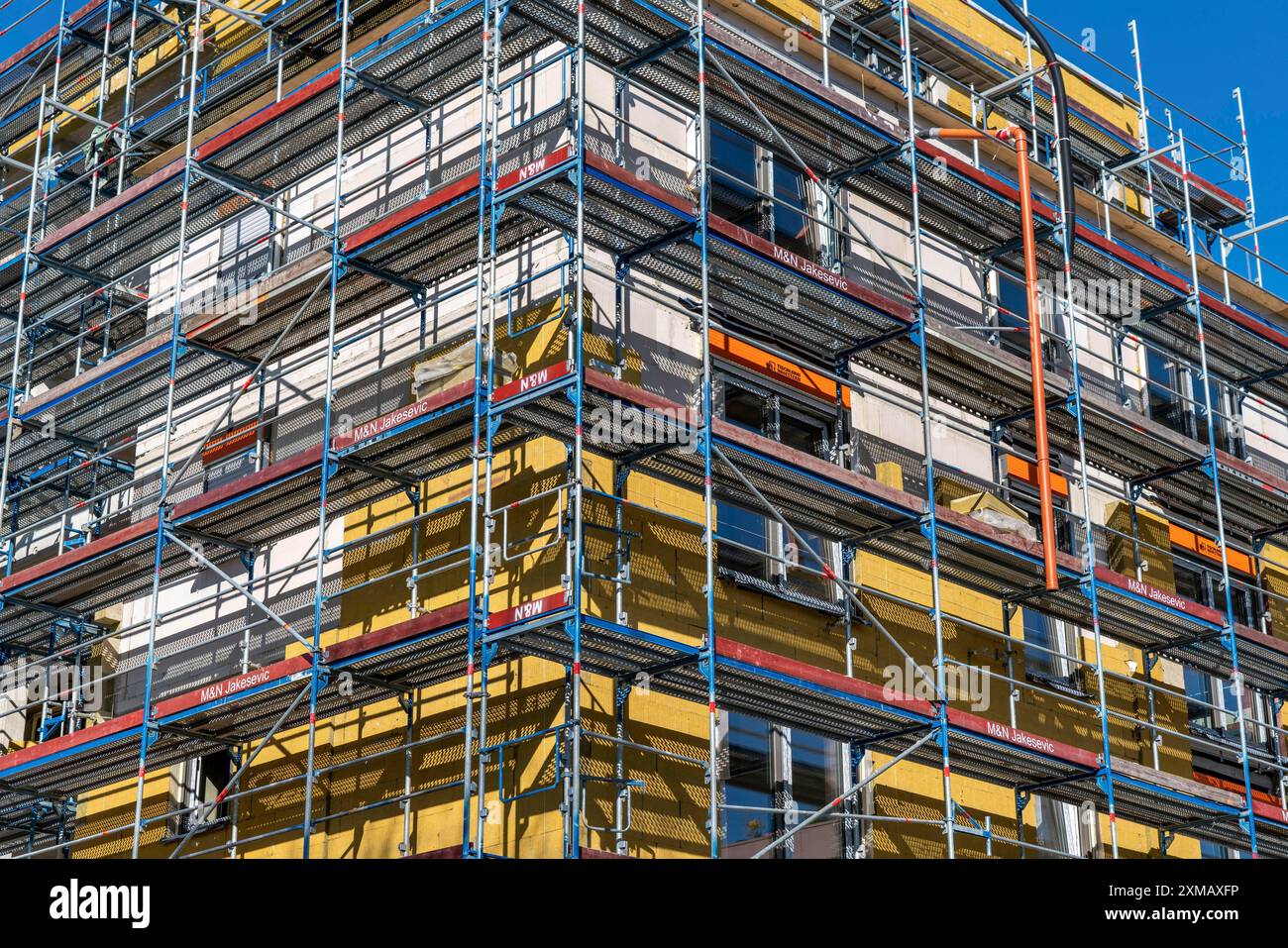 Residential construction, new construction of a residential complex ...