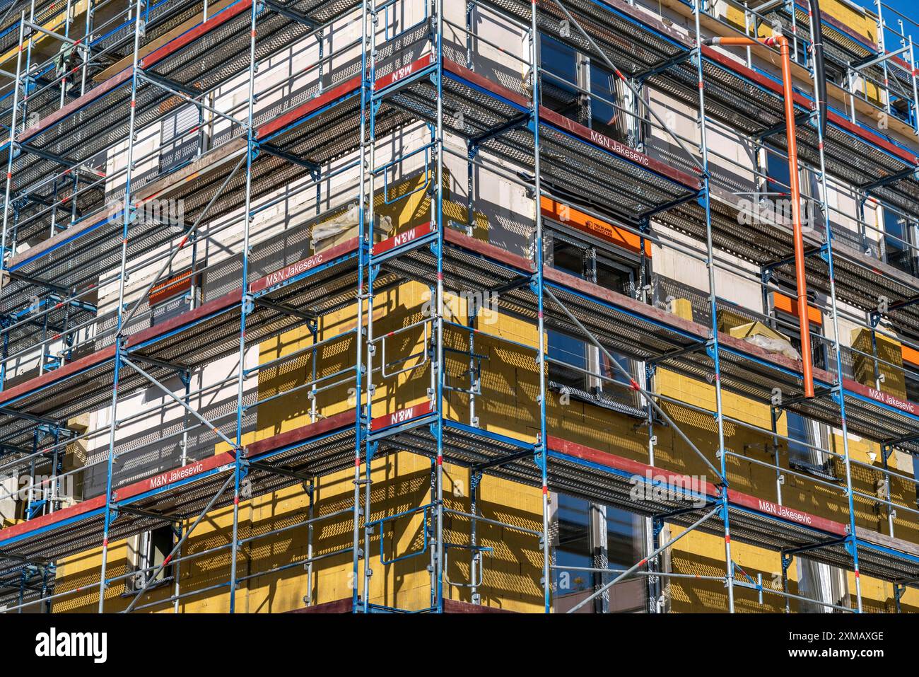 Residential construction, new construction of a residential complex ...