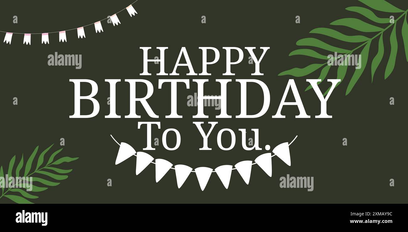 Happy birthday vector hq hi-res stock photography and images - Alamy