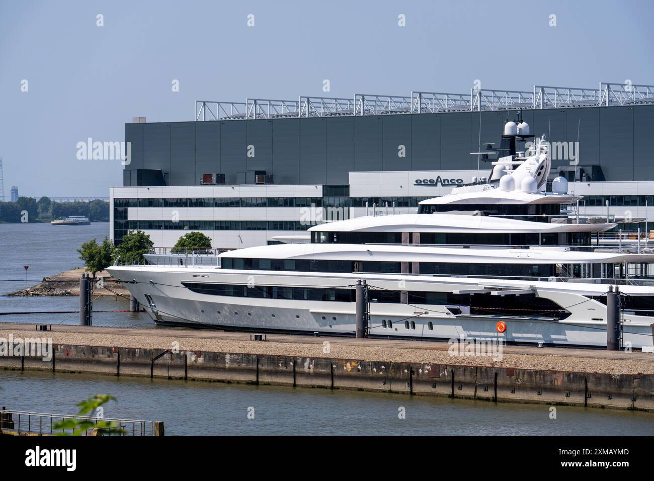 Oceanco shipyard in Alblasserdam, specialising in the construction of ...