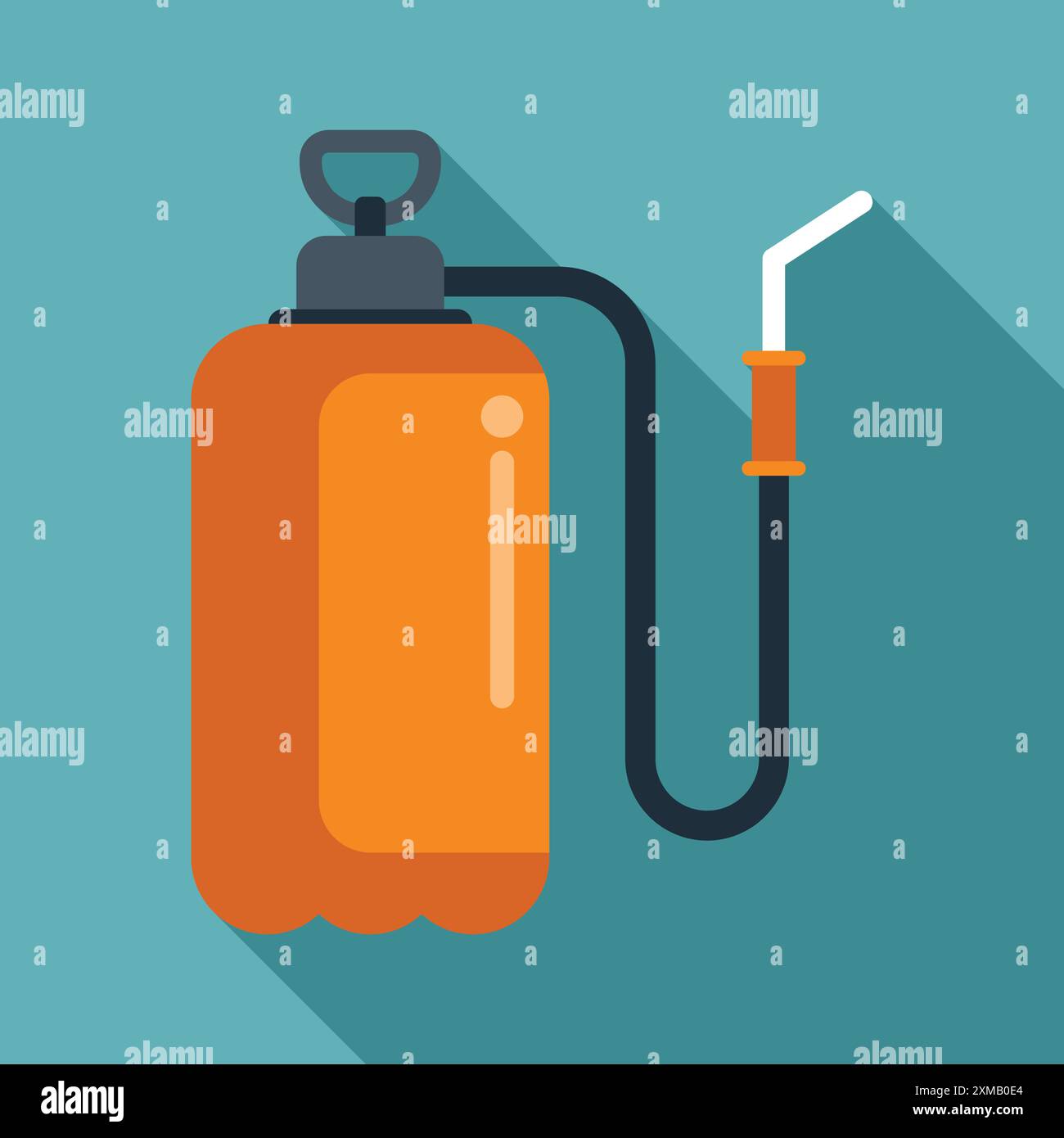 Spraying the weeds Stock Vector Images - Alamy