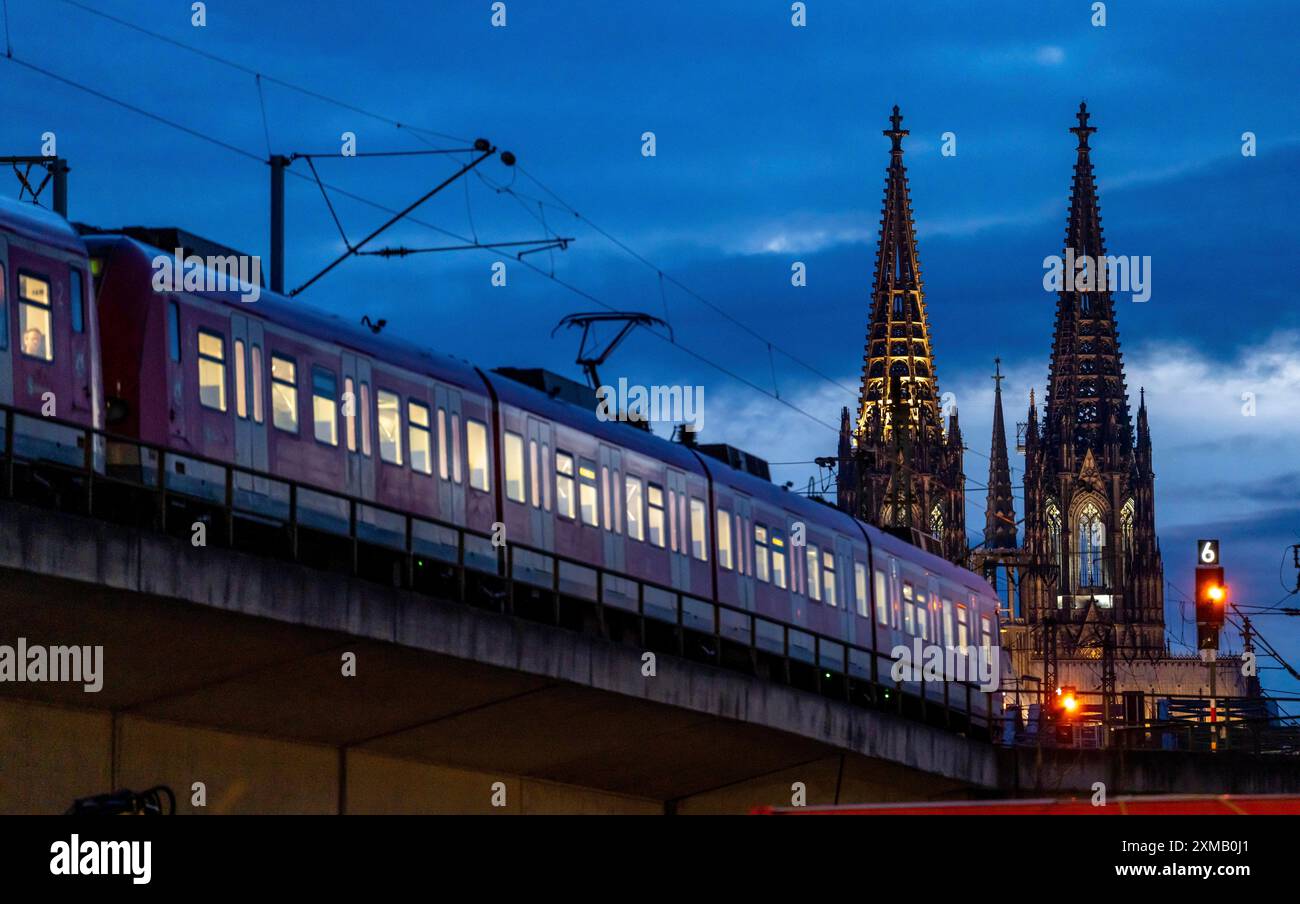 Cologne cathedral track system hi-res stock photography and images - Alamy