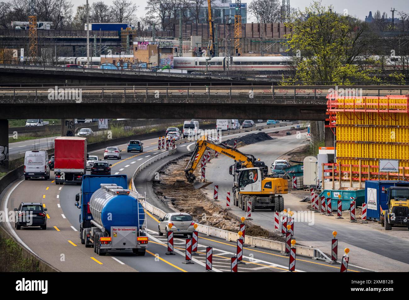 Duisburg-Kaiserberg motorway junction, complete reconstruction and new ...