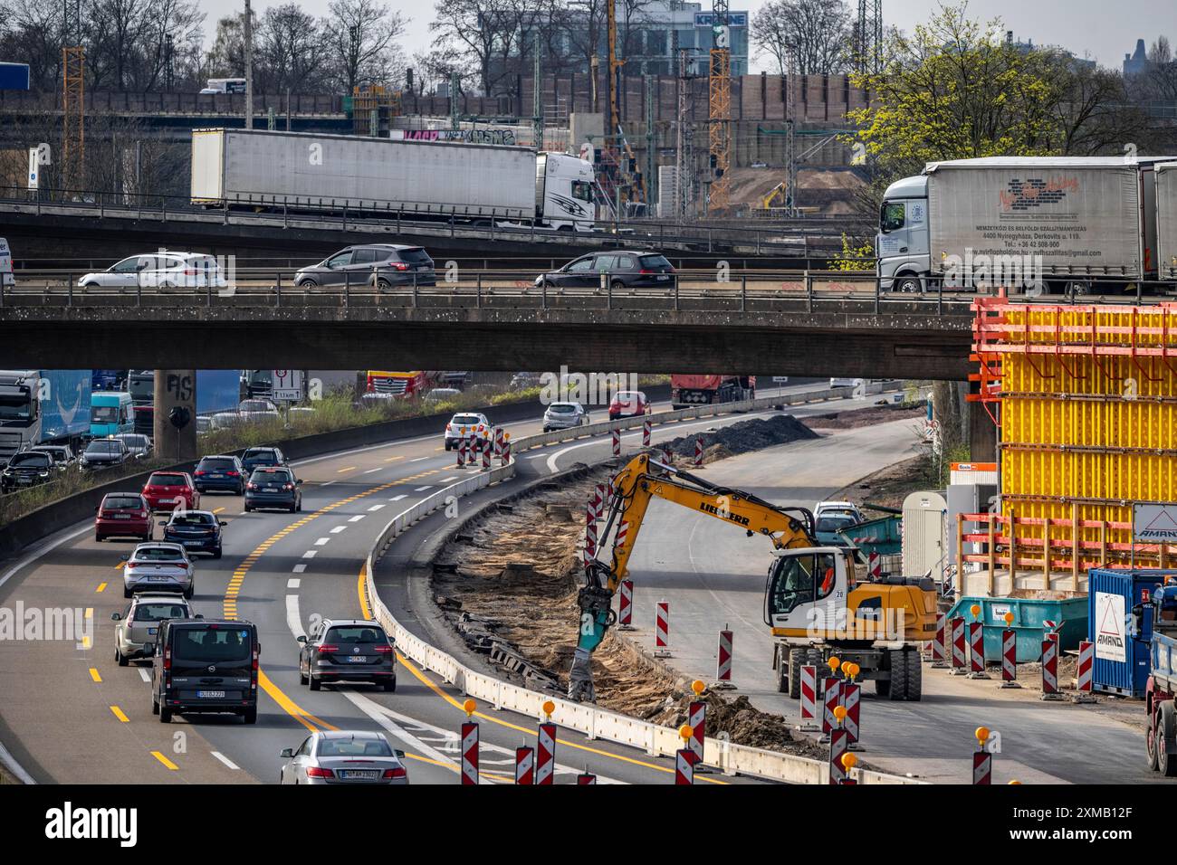 Duisburg-Kaiserberg motorway junction, complete reconstruction and new ...