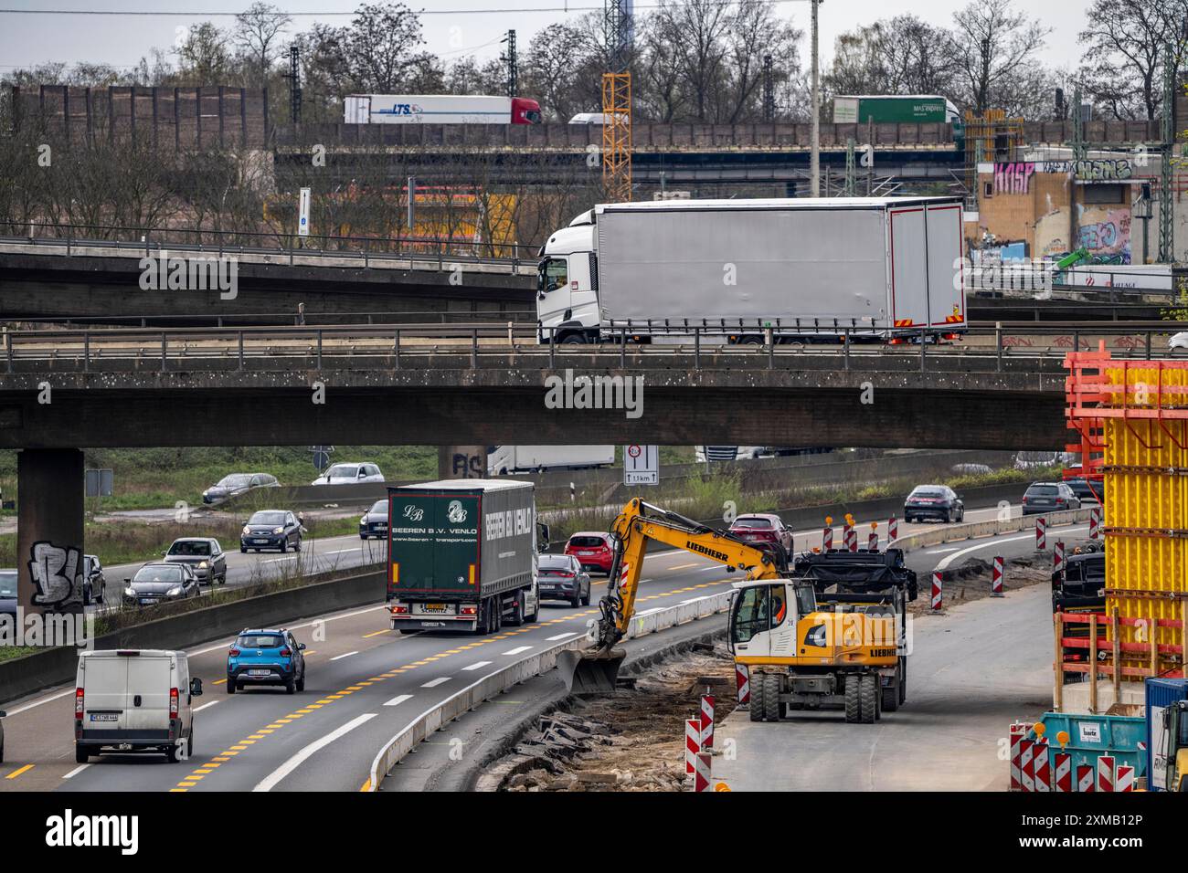 Duisburg-Kaiserberg motorway junction, complete reconstruction and new ...