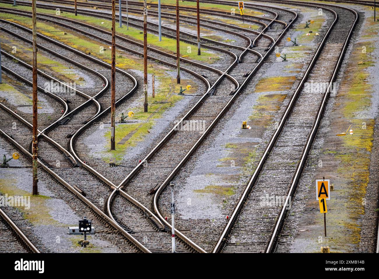 Track systems, shunting tracks, sidings, branches, the Muelheim-Styrum ...