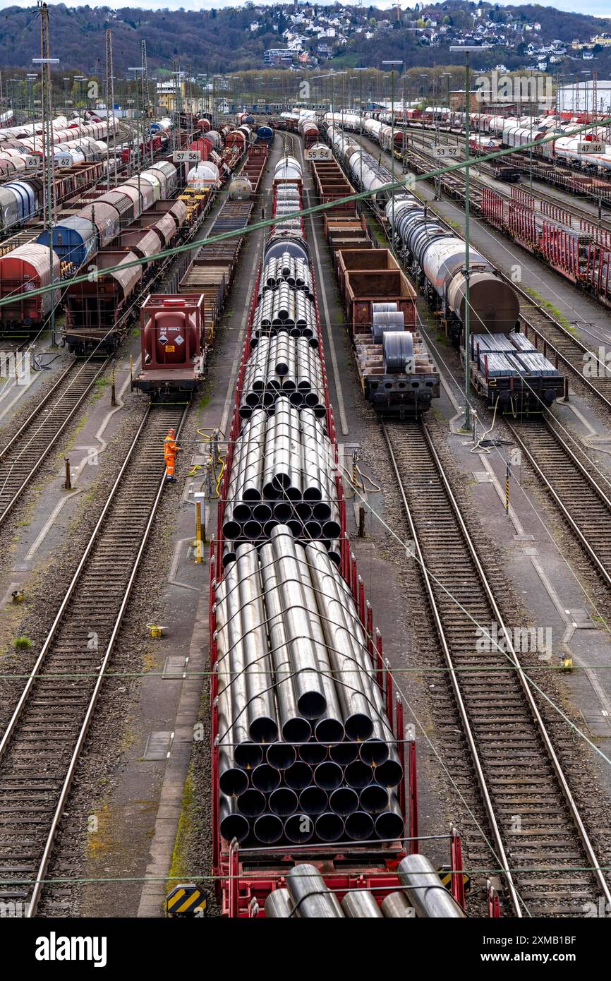 The Hagen-Vorhalle marshalling yard, one of the 9 largest in Germany ...