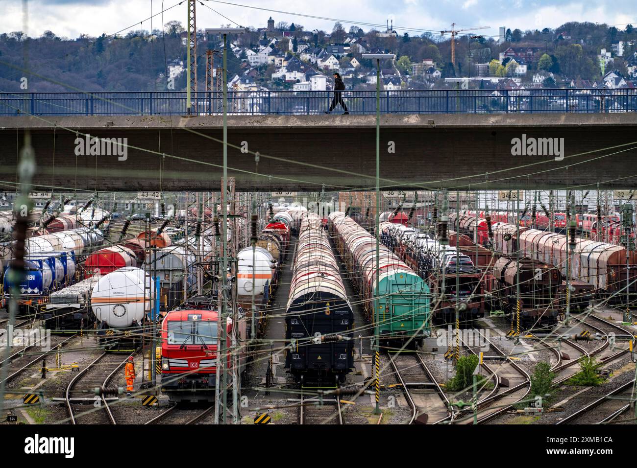 The Hagen-Vorhalle marshalling yard, one of the 9 largest in Germany ...
