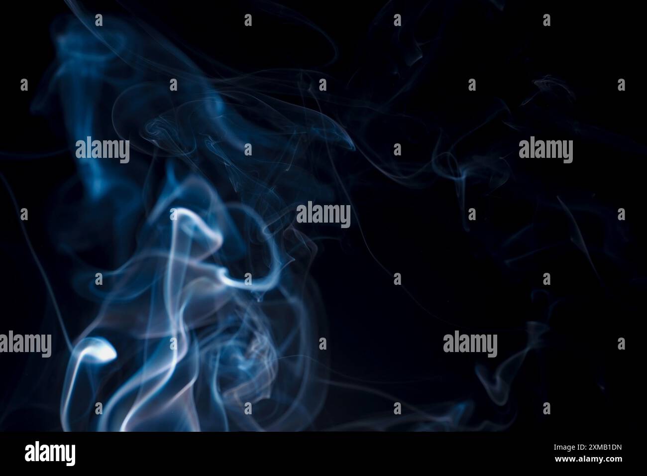 Incense smoke macro shape Stock Photo - Alamy