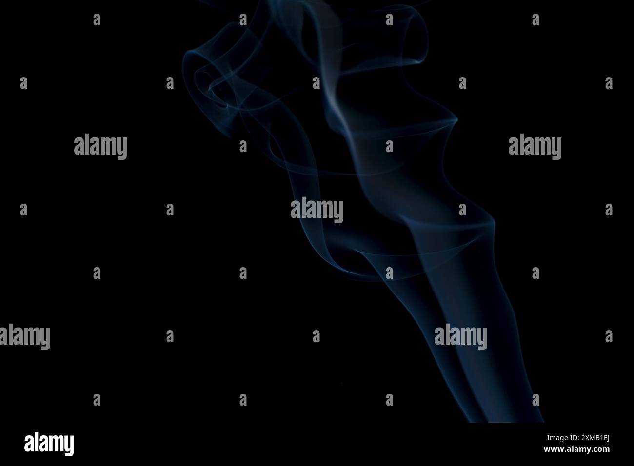 Incense smoke macro shape Stock Photo - Alamy