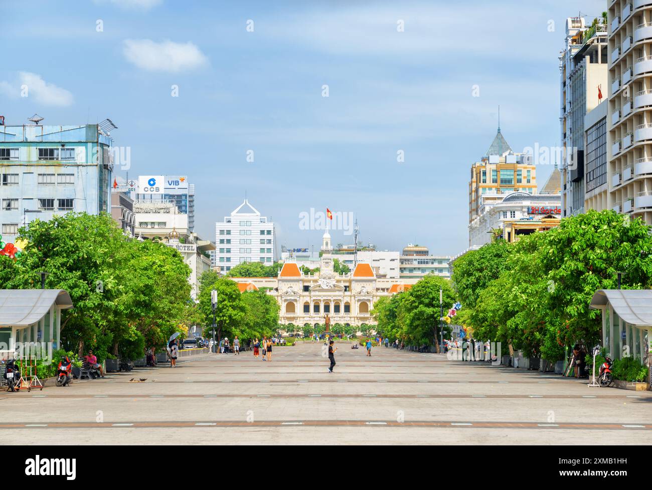 Scenic view of Ho Chi Minh Square in Vietnam Stock Photo - Alamy
