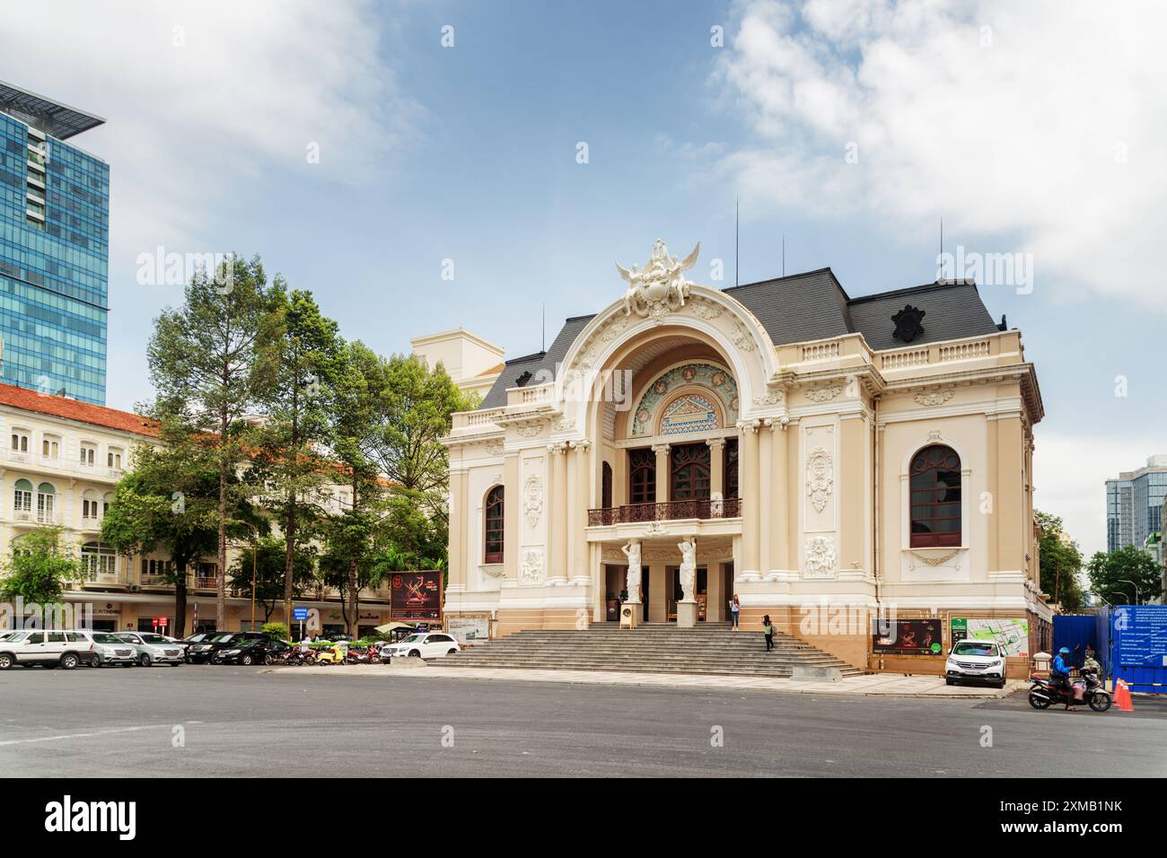 Main view of the Saigon Opera House, Vietnam Stock Photo - Alamy