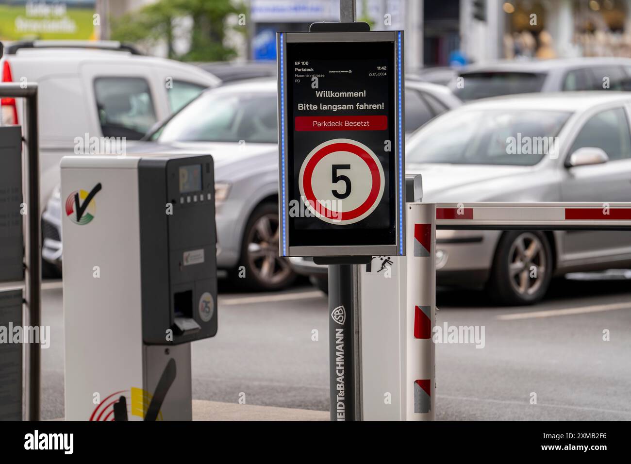 Husemannstrasse car park in Gelsenkirchen, subject to charge, number ...