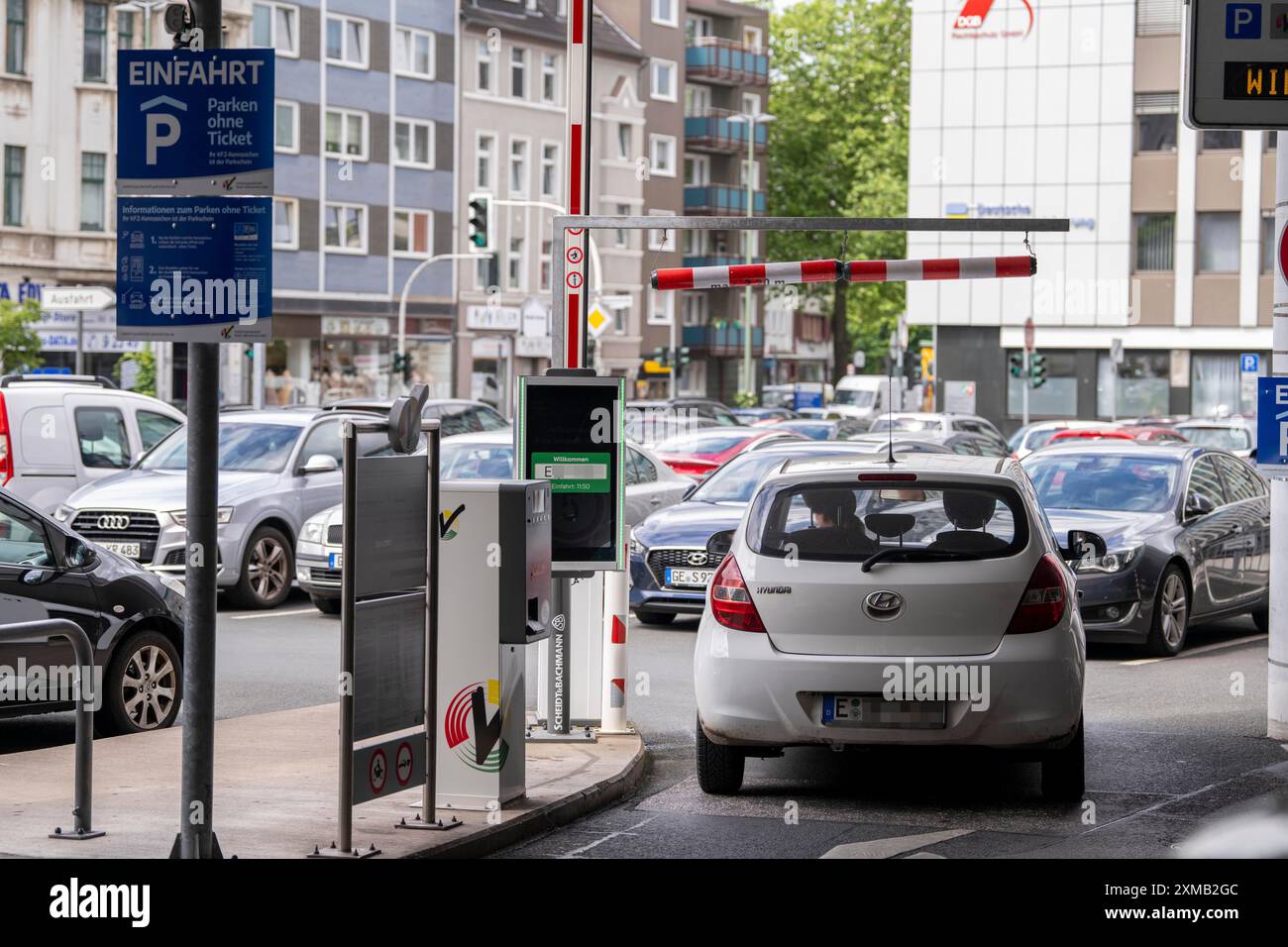 Husemannstrasse car park in Gelsenkirchen, subject to charge, number ...