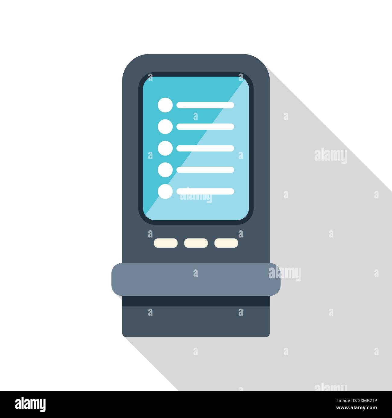 Parking meter is displaying payment options on its screen with a credit ...