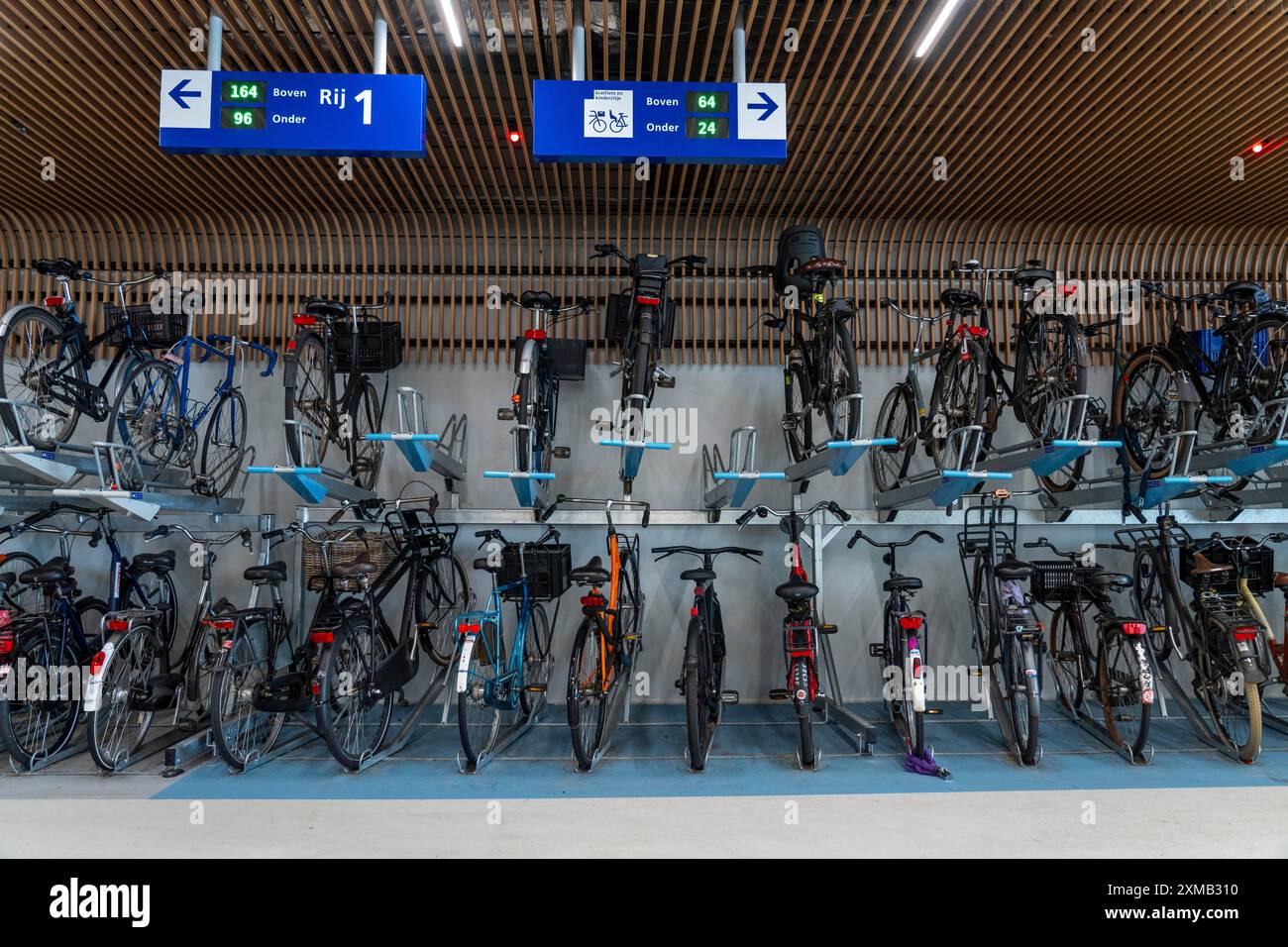 New bicycle car park at Amsterdam Central Station, IJboulevard, space ...