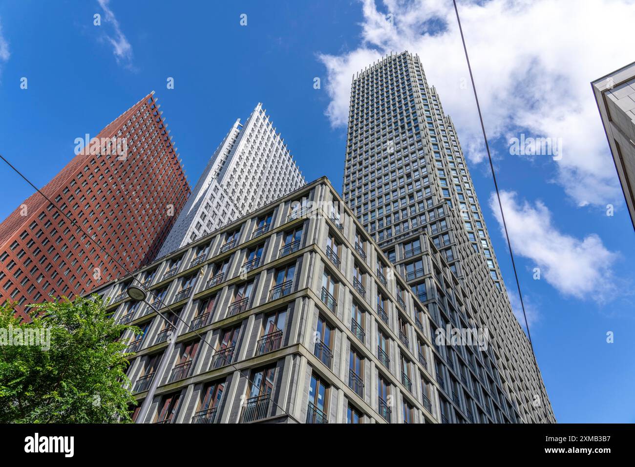 High-rise buildings in the city centre near the central station ...