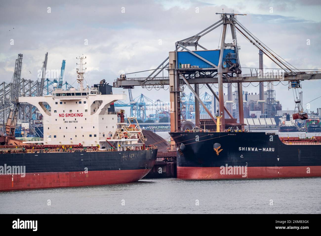 Bulk carriers, cargo ships for bulk goods such as coal, ores, sand, are ...