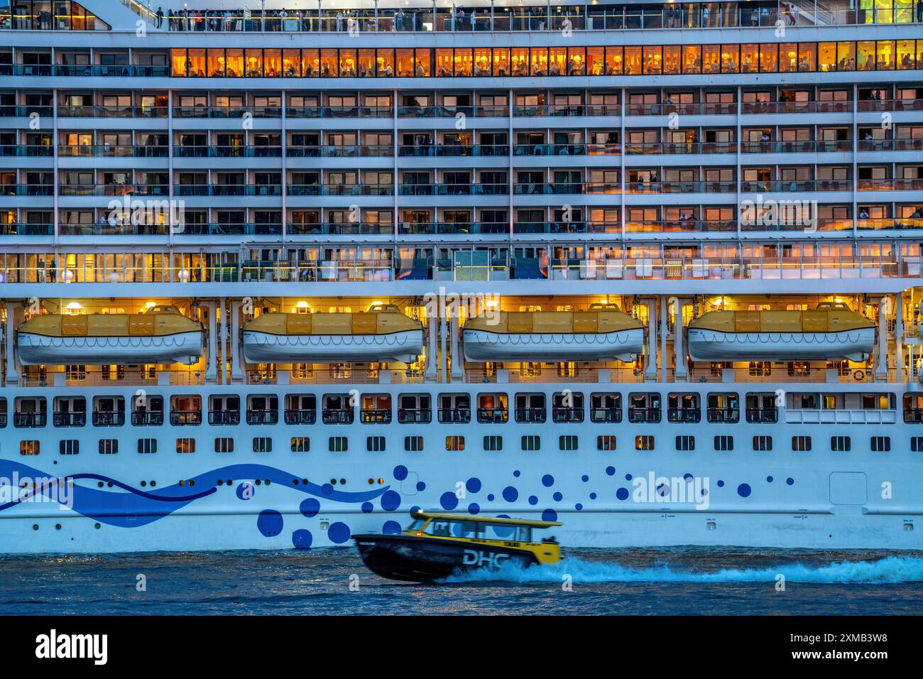 Cruise ship Aida Prima at the Cruise Terminal of Rotterdam, Kop van ...