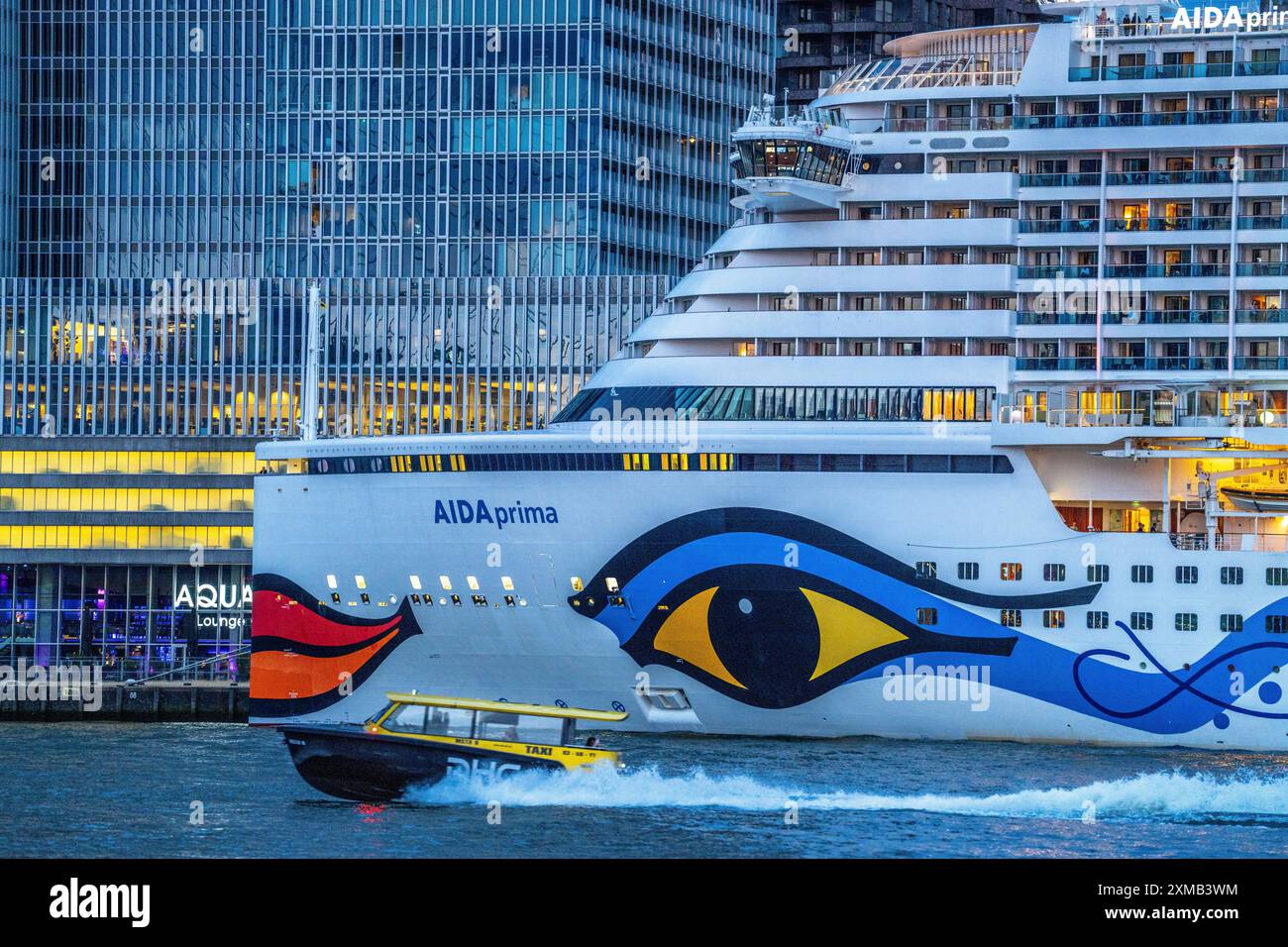 Cruise ship Aida Prima at the Cruise Terminal of Rotterdam, Kop van ...