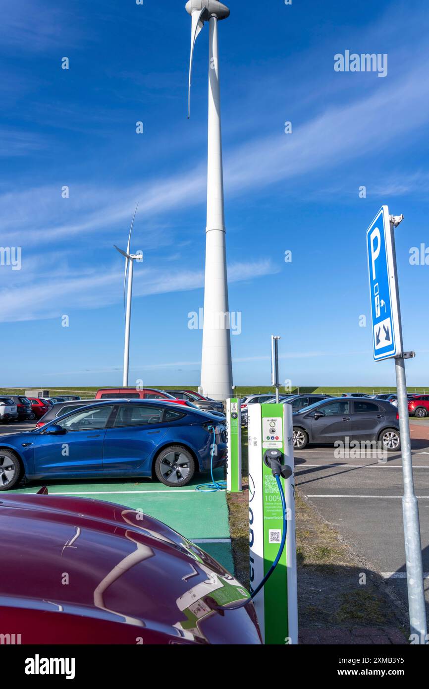 Electric car fast charging station, from the Dutch provider PowerGo, in ...