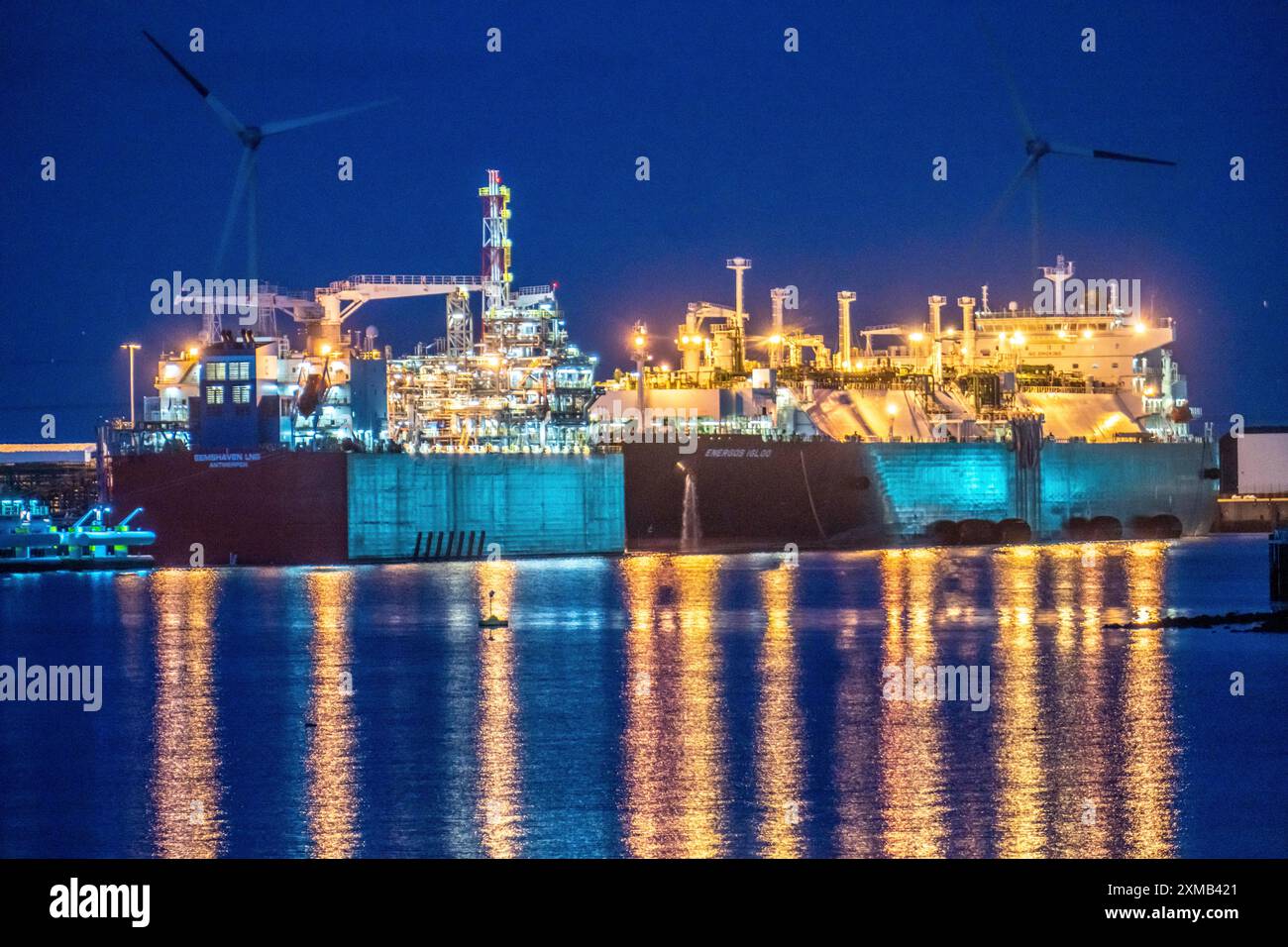EemsEnergyTerminal, floating LNG terminal in the seaport of Eemshaven ...