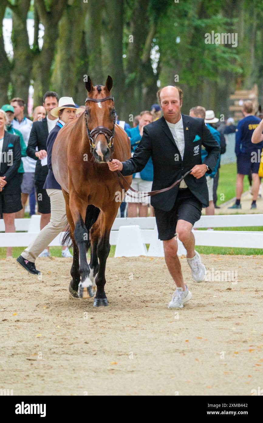 Versailles, France. 26th July, 2024. Tim PRICE riding FALCO, Equestrian ...
