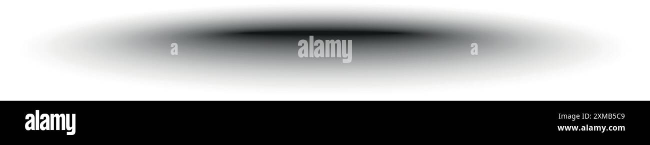 Realistic shadow set with round shapes. black shade effect. Isolated ...