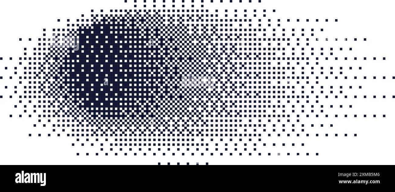 Gradient dot shadow effect with grainy texture. Halftone circles and ...