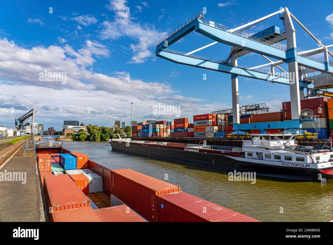 New customs yard building complex, the Gehry buildings, at the media ...