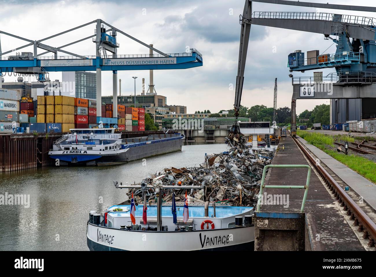 New customs yard building complex, the Gehry buildings, at the media ...
