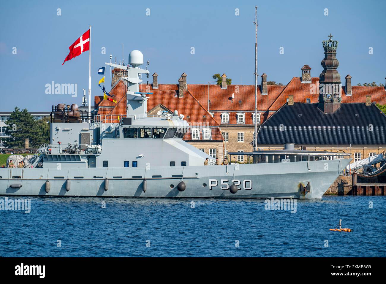 Patrol boats P520, Diana, at Holmen Naval Base, Copenhagen, Denmark ...