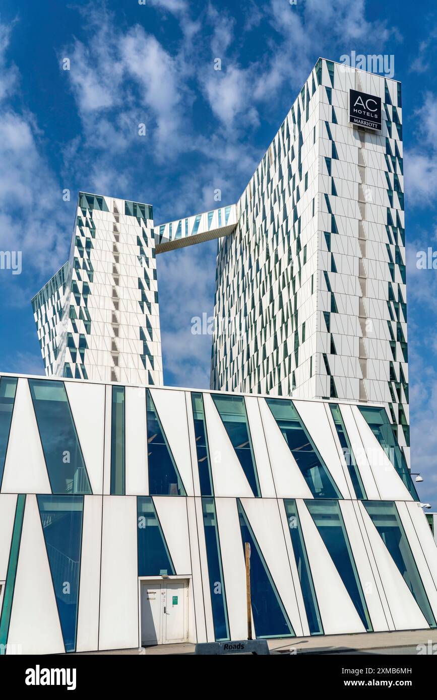 The Bella Sky Hotel, four-star hotel, at the Bella Center complex ...