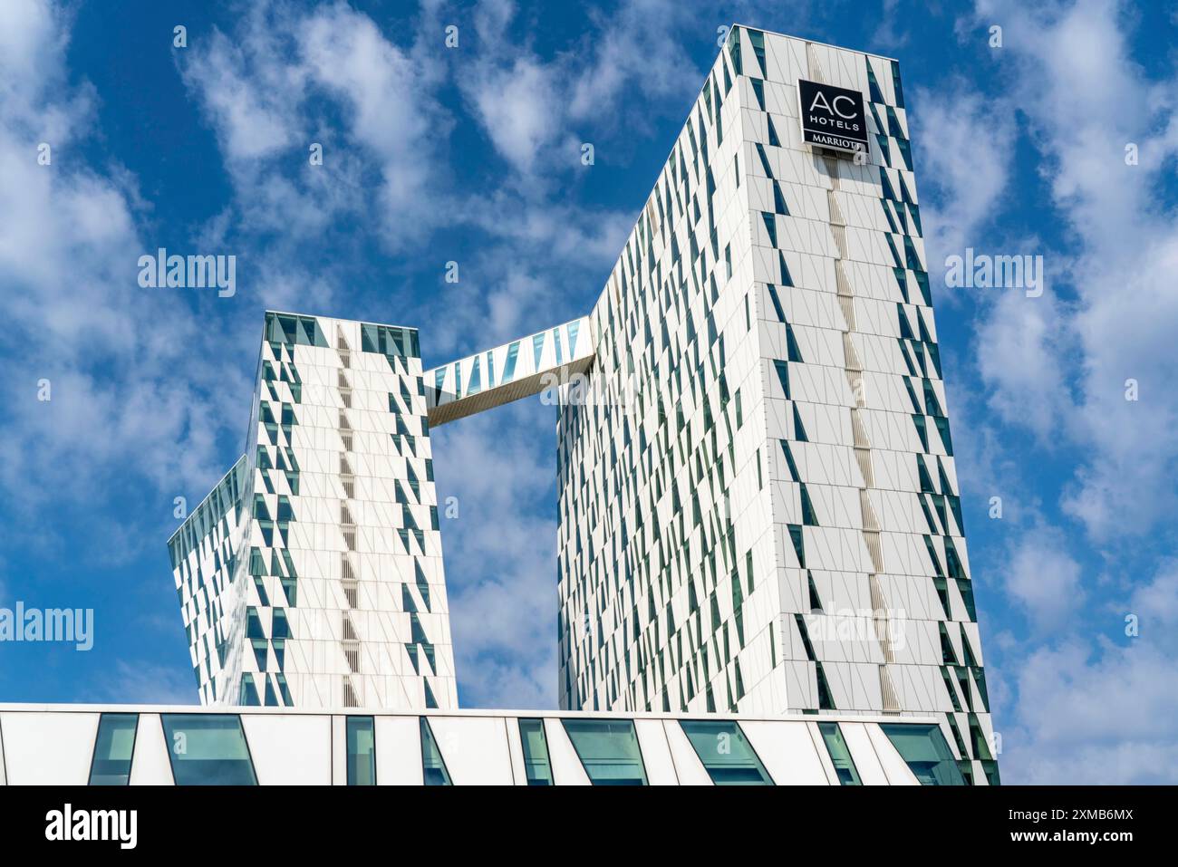 The Bella Sky Hotel, four-star hotel, at the Bella Center complex ...
