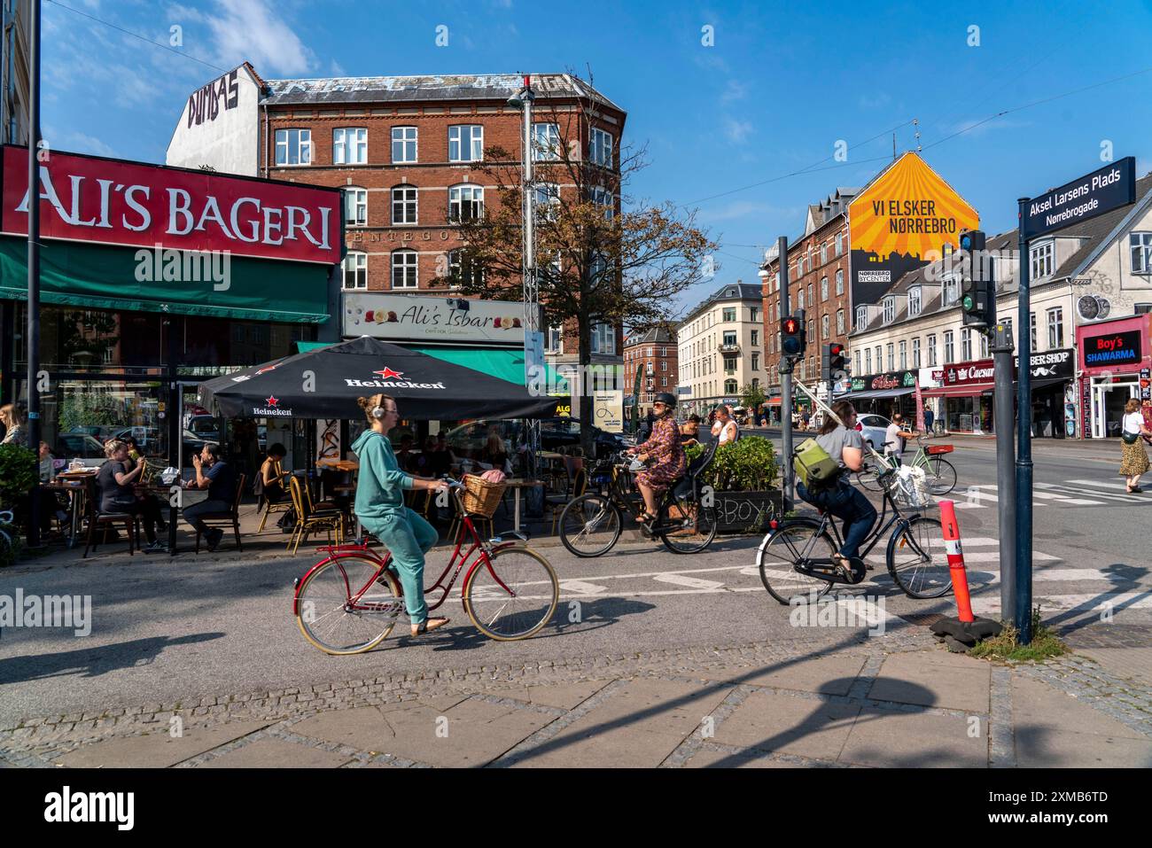 The Norrebro neighbourhood in Copenhagen, lively, multicultural and ...