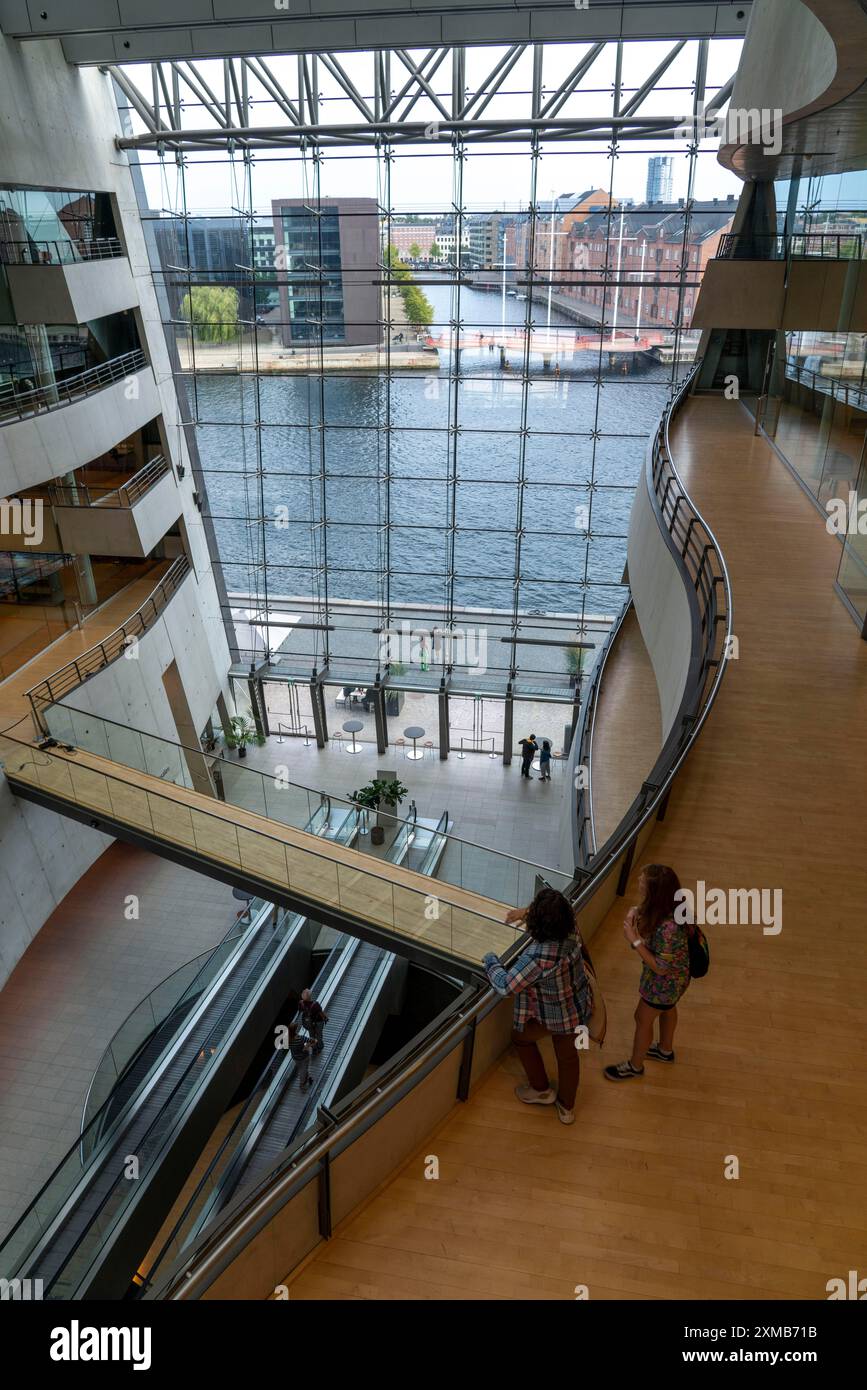 The Danish Royal Library, new building, the so-called Black Diamond ...