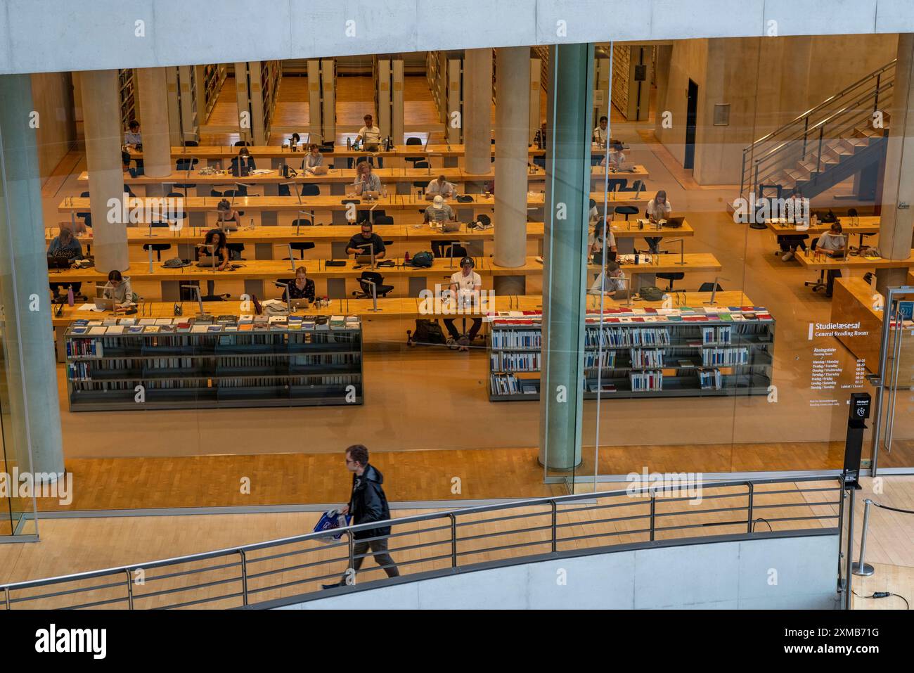 The Danish Royal Library, new building, the so-called Black Diamond ...