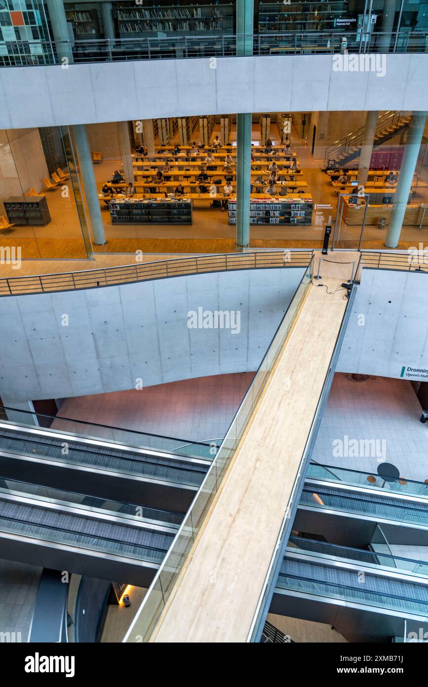 The Danish Royal Library, new building, the so-called Black Diamond ...