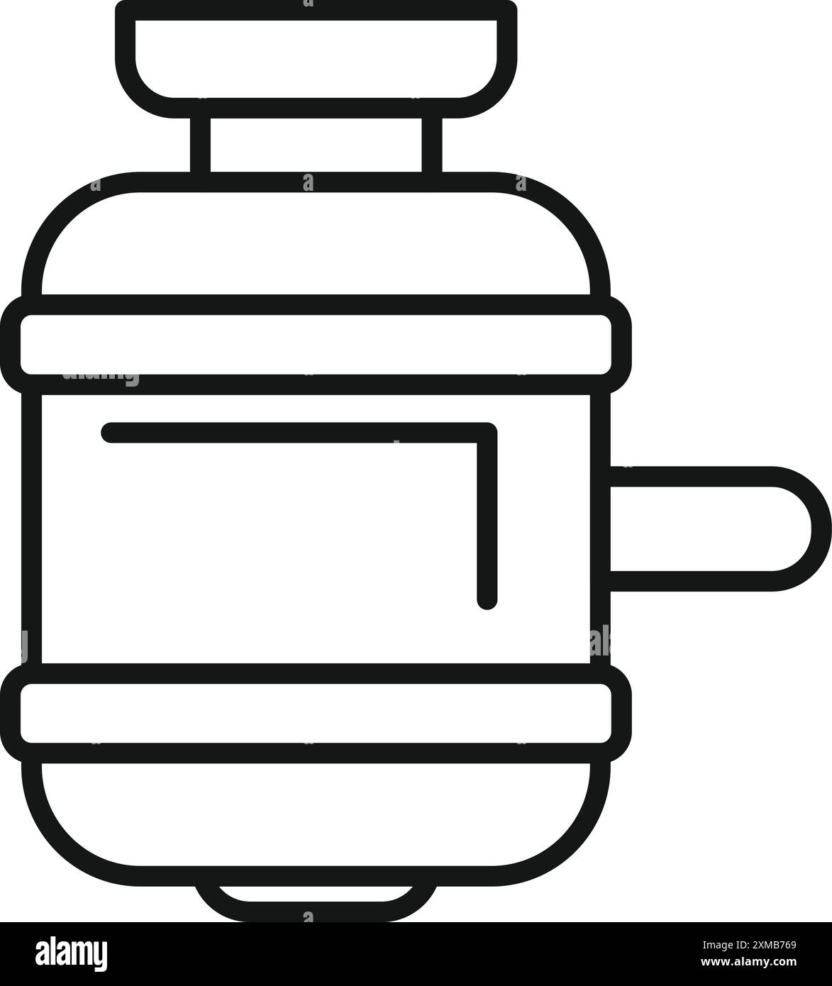 Car power steering fluid reservoir icon showing hydraulic system ...