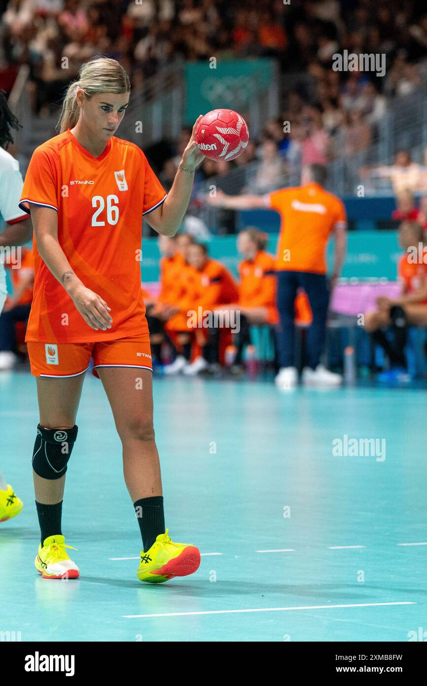 Paris, France. 25th July, 2024. PARIS, FRANCE - JULY 25: Angela ...