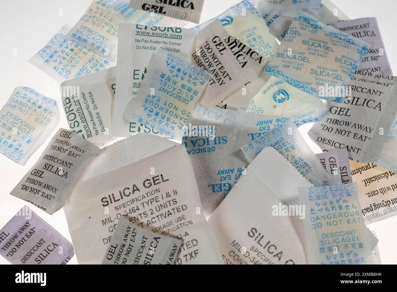 Silica gel, desiccant, is often used in packaging for technical devices ...
