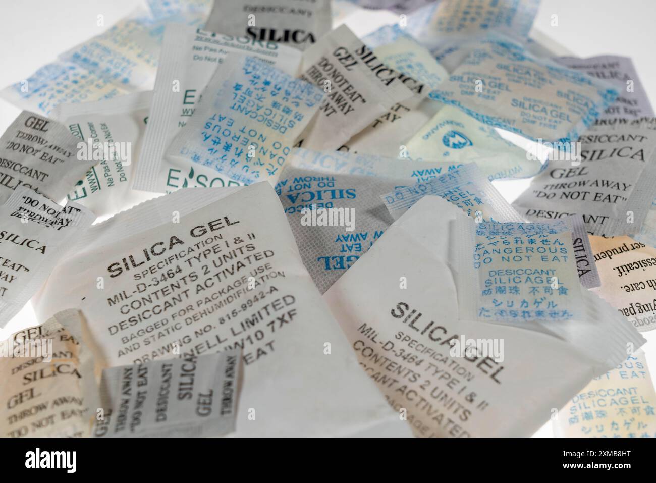 Silica gel, desiccant, is often used in packaging for technical devices ...