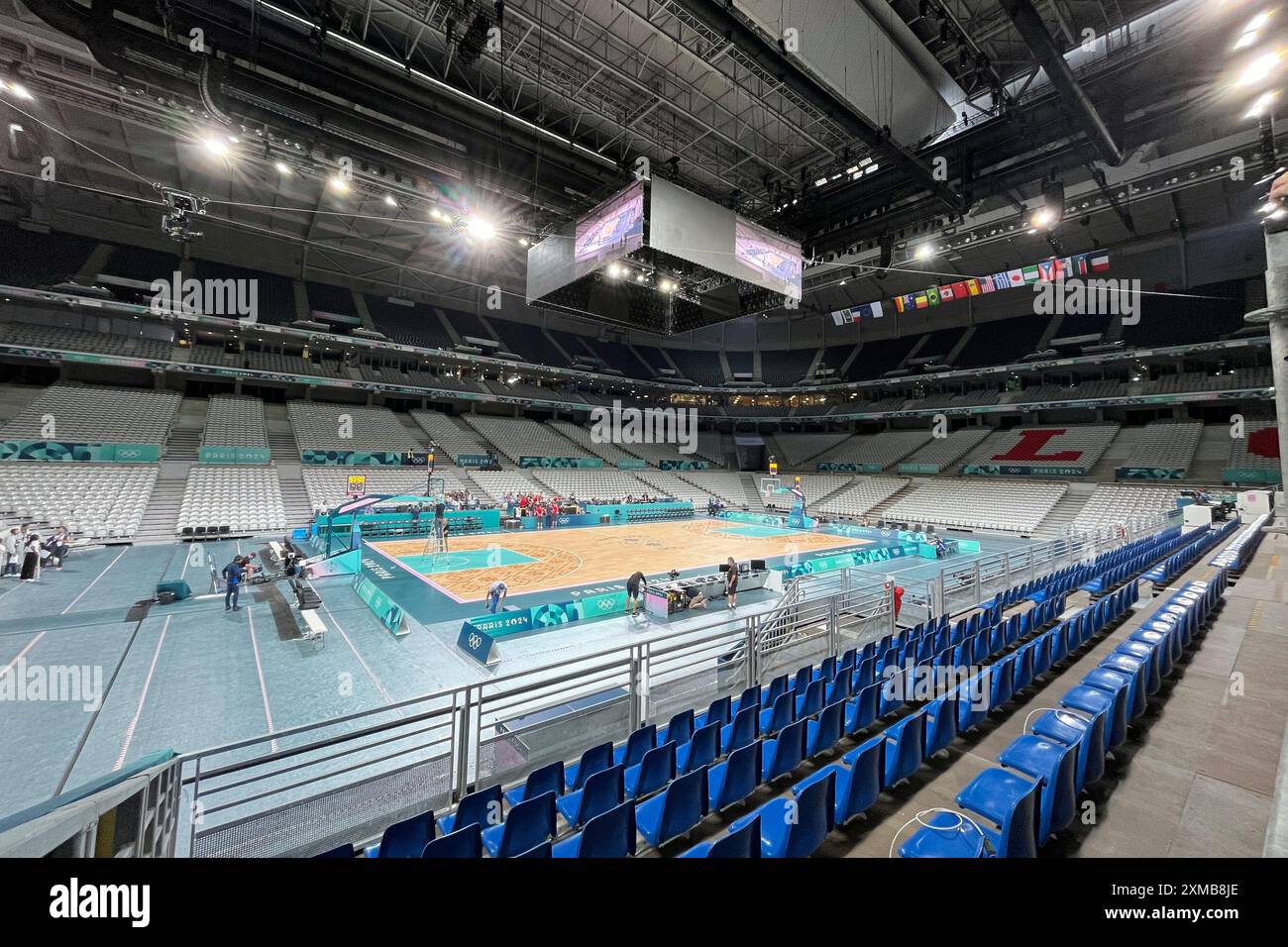 Stadium Pierre Mauroy, stadium for basketball and handball competitions ...